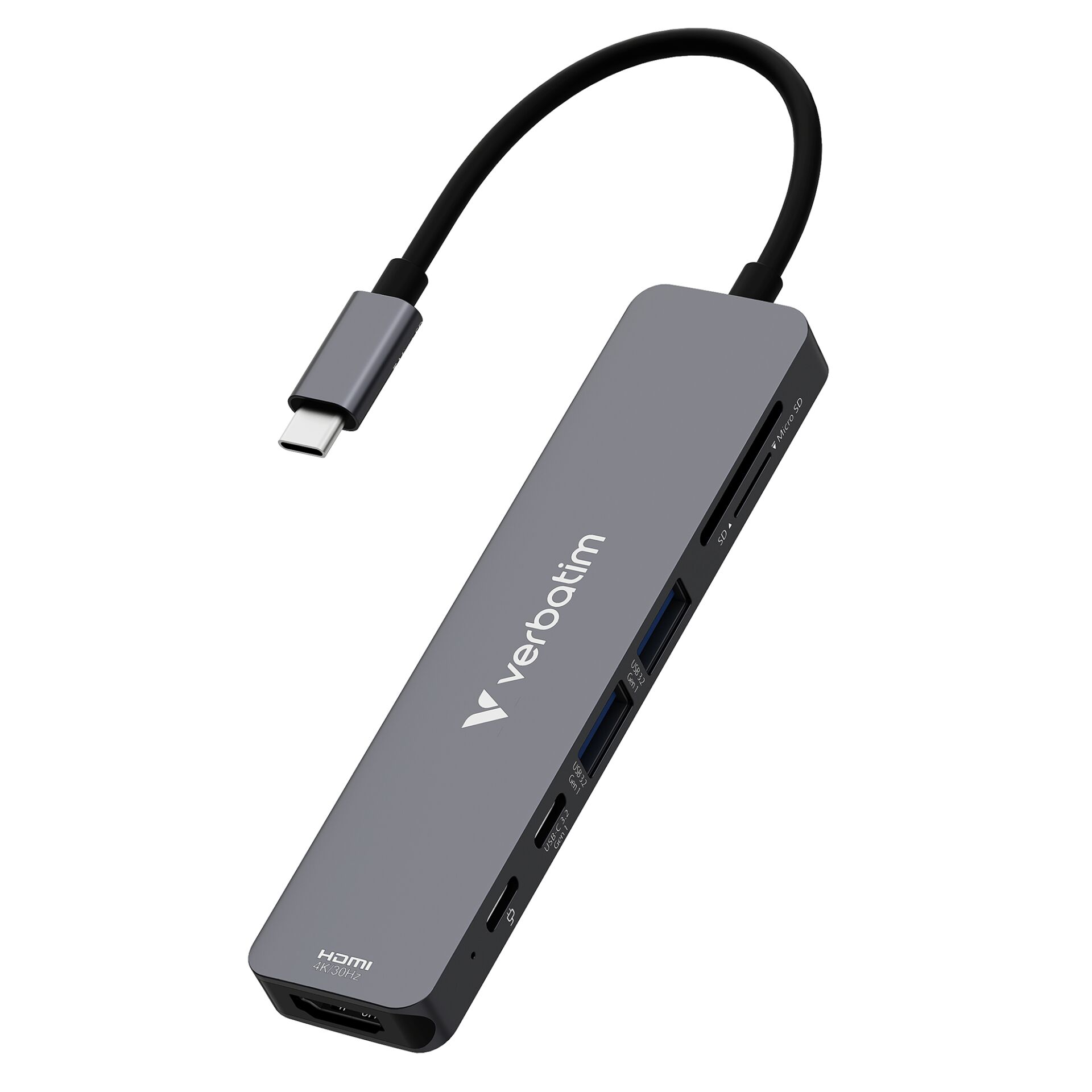 Verbatim USB-C Multi-Port Hub 7 Ports | Akkus, Powerbanks & Kabel | MAINGAU