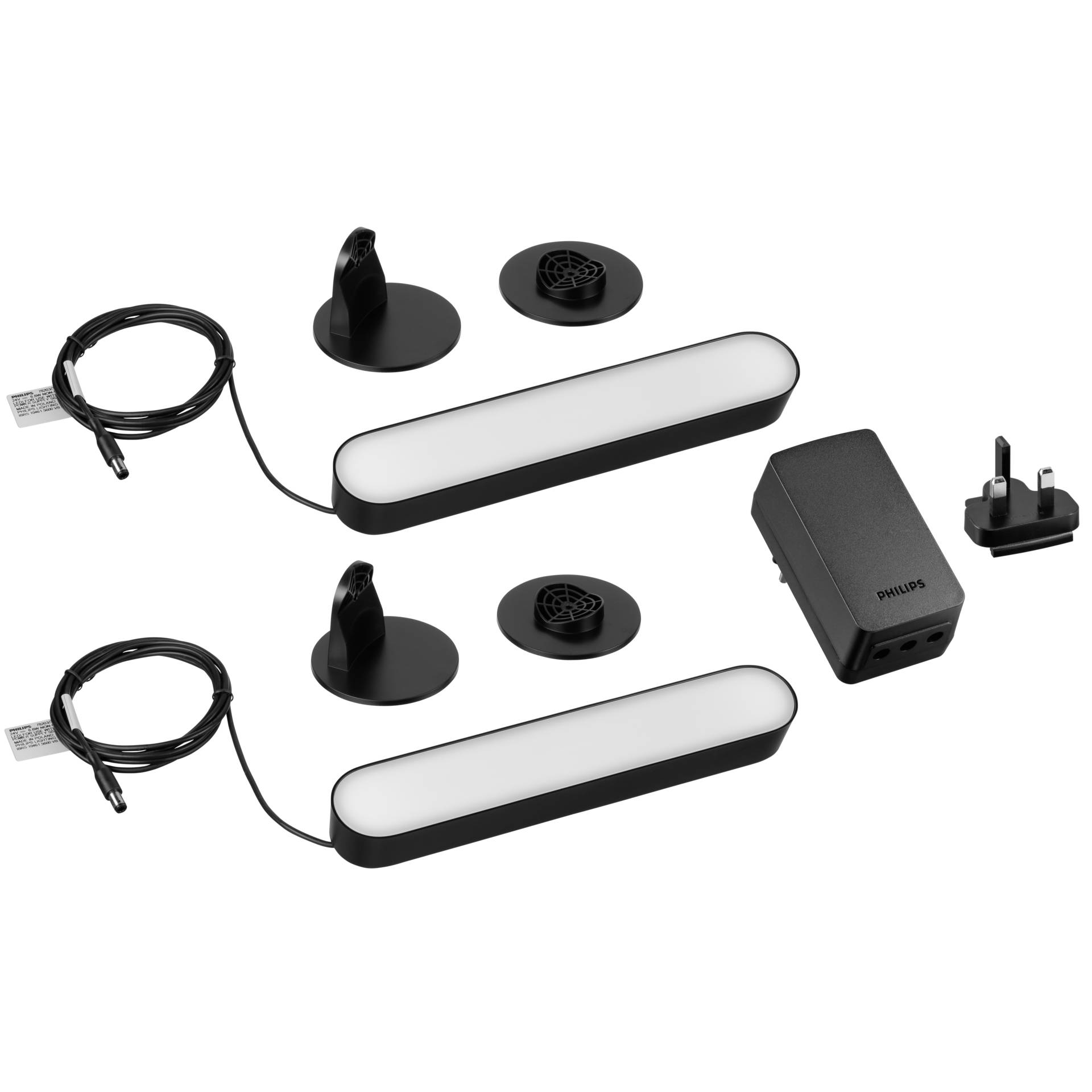 Philips Hue Play Lightbar Doppelpack LED schwarz | MAINGAU