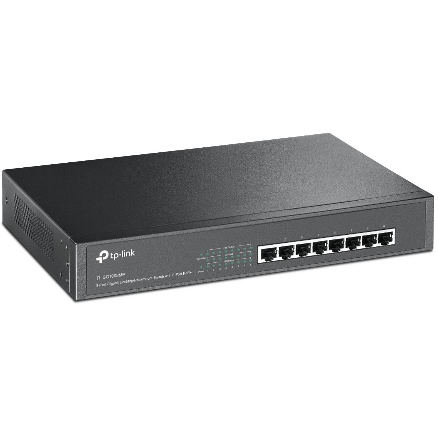 TP-Link SG1008MP 8-Port Gigabit Switch PoE+ | Netzwerk | MAINGAU
