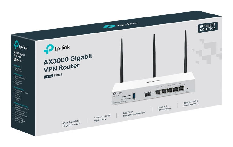 TP-Link Festa FR365 Gigabit VPN-Router, AX3000 | Netzwerk | MAINGAU