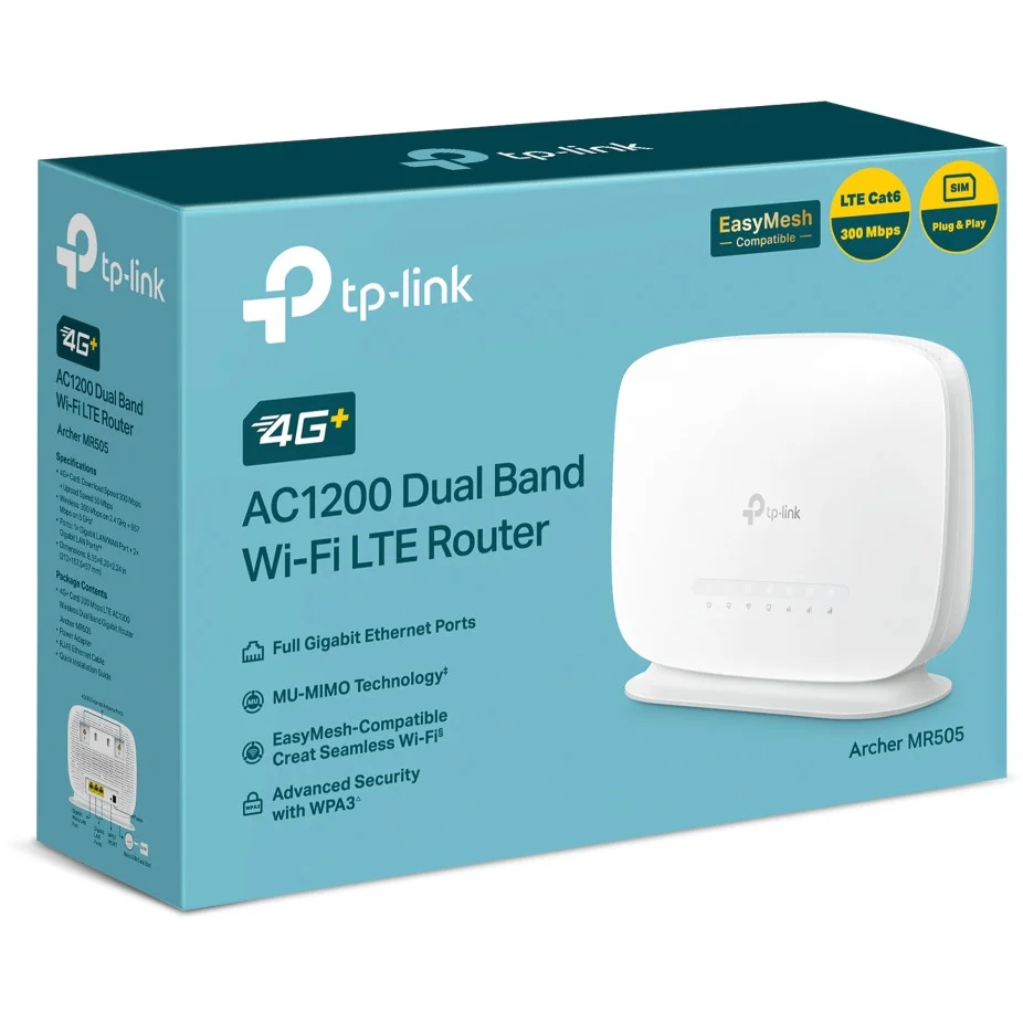 TP-Link Archer MR505 WLAN-Router 4G Dual-Band | Netzwerk | MAINGAU